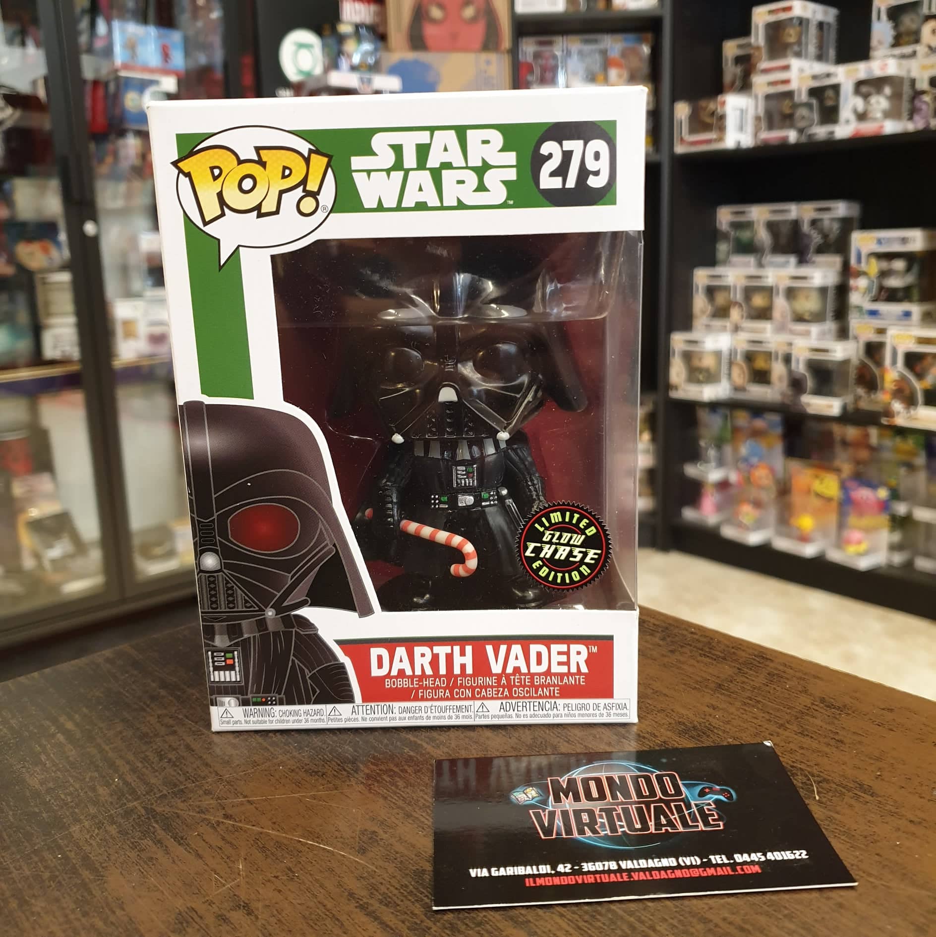 Funko Pop Darth Vader Glow Chase Edition Star Wars 279 – MONDO VIRTUALE