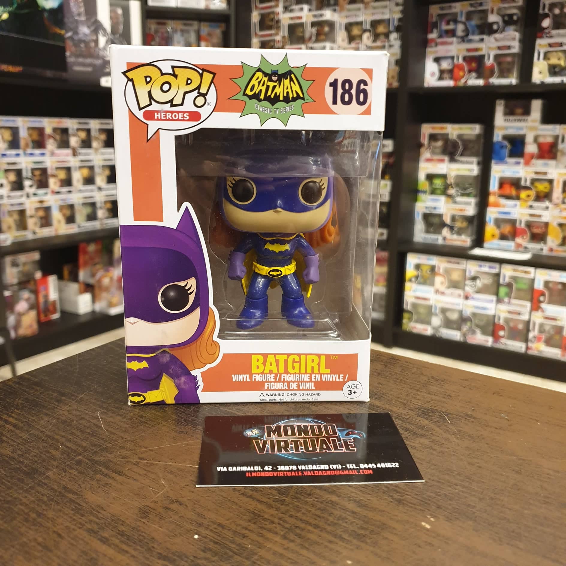 Funko Pop Batgirl – Batman n 186 – MONDO VIRTUALE