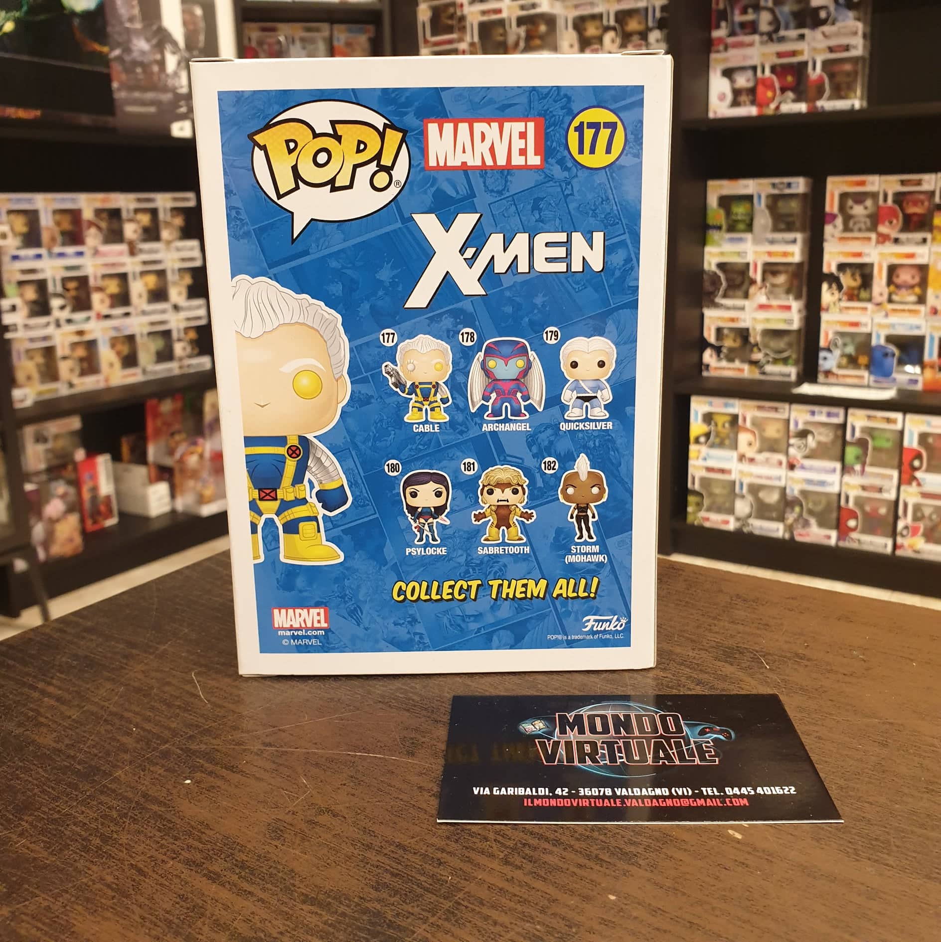 Funko Pop Cable – X-Men n 177 – MONDO VIRTUALE