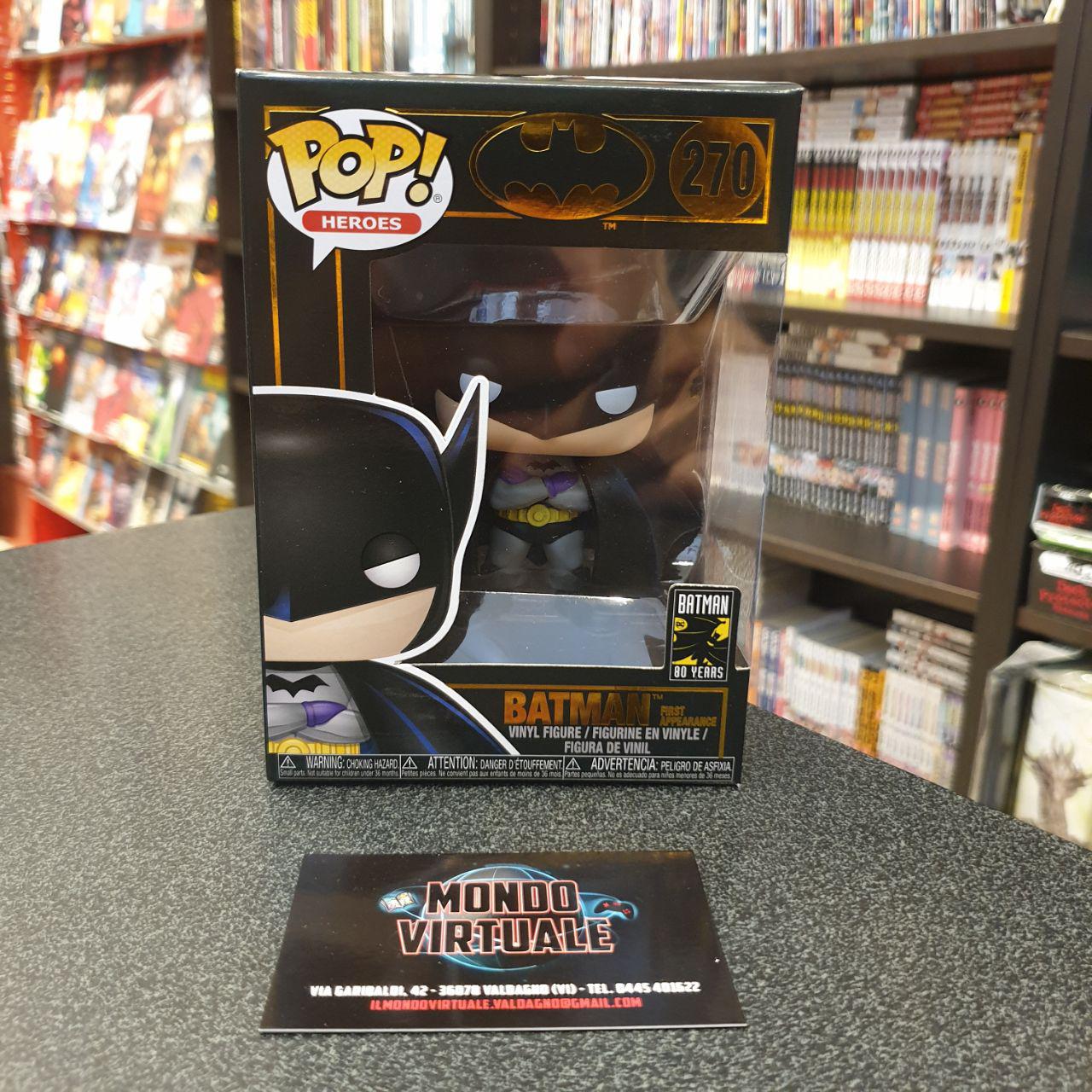 Funko Pop 270 – Batman First Appearance – Batman 80 Years – MONDO VIRTUALE