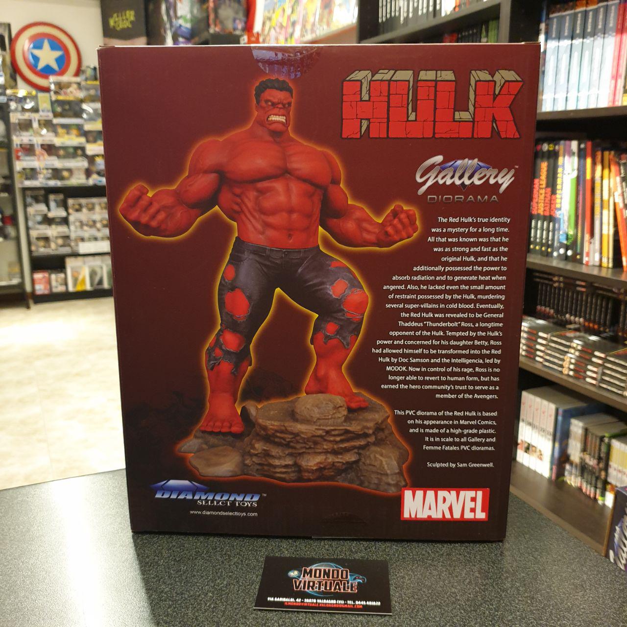 Marvel Gallery Red Hulk – Rulk – Diamond Gallery – Statue – MONDO VIRTUALE