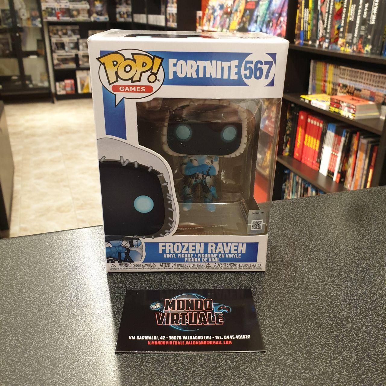 Funko Pop 567 Frozen Raven – Fortnite – MONDO VIRTUALE