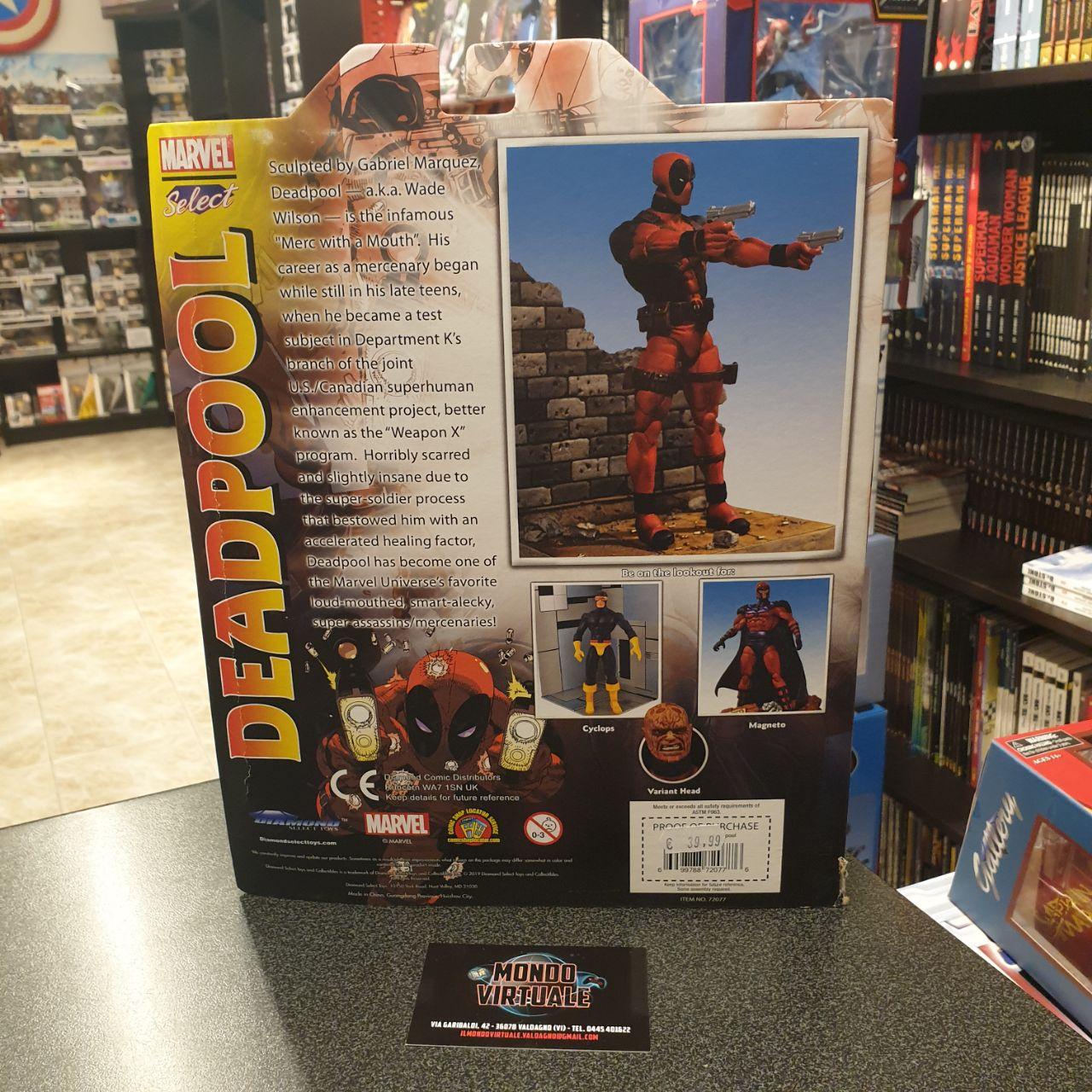 Marvel select Deadpool Action Figures – Diamond Toys – MONDO VIRTUALE