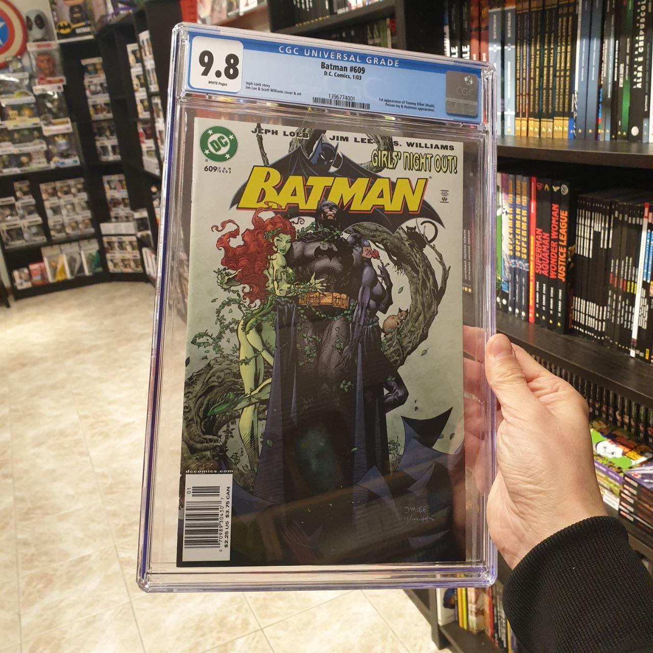 Batman #609 1st appearance Tommy Elliot (Hush) – CGC Comics 9.8 – Dc ...