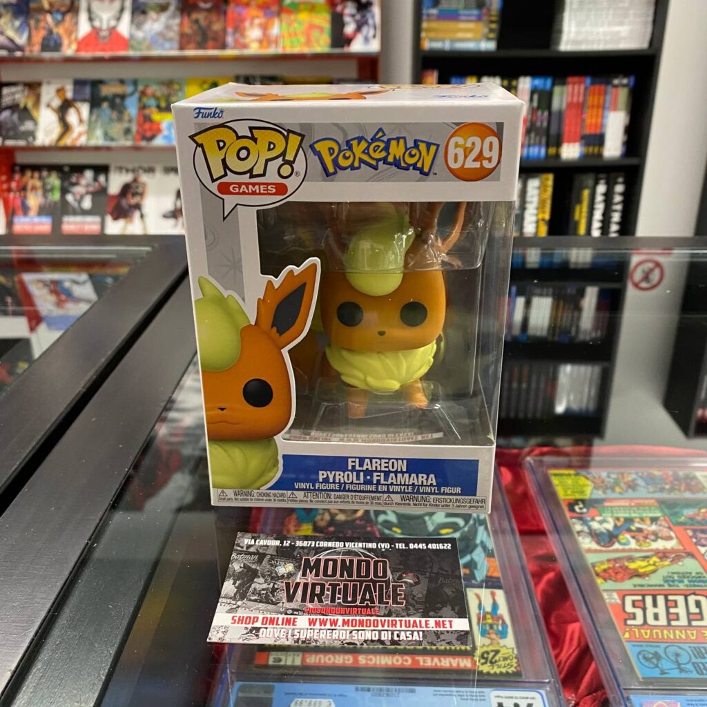 Funko Pop 629 Flareon – Pokemon – Pokémon – Nintendo – MONDO VIRTUALE