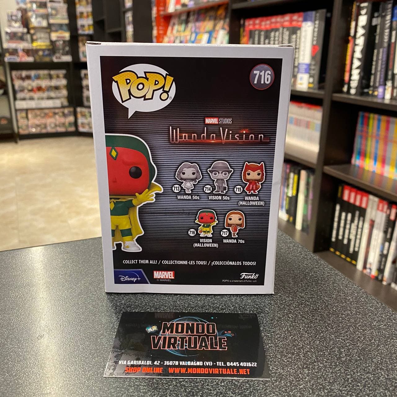 Funko Pop 716 Vision (Halloween) – WandaVision – Marvel – MONDO VIRTUALE