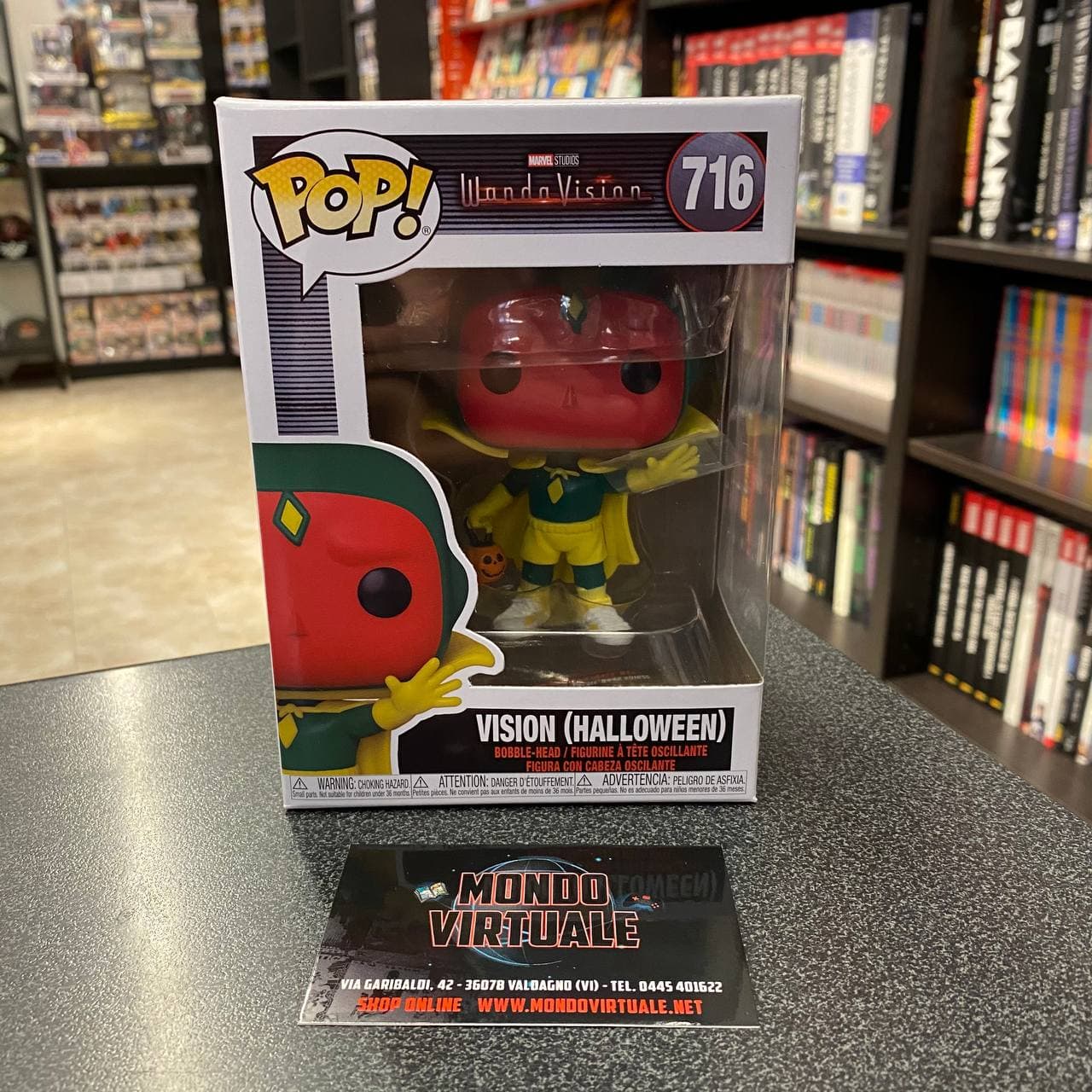 Funko Pop 716 Vision (Halloween) – WandaVision – Marvel – MONDO VIRTUALE