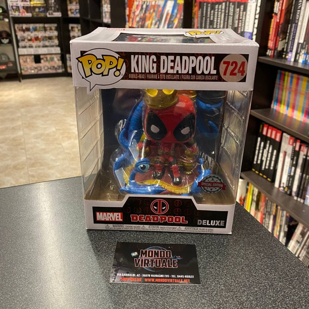 Funko Pop 724 King Deadpool – Special Edition Deluxe – Marvel – MONDO ...