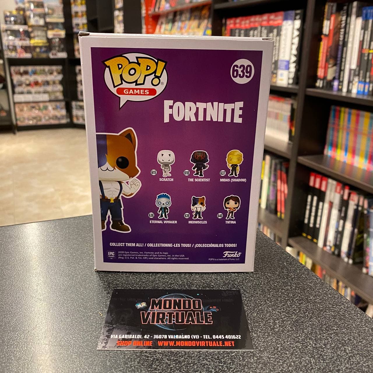 Funko Pop 639 Meowscles – Fortnite – MONDO VIRTUALE