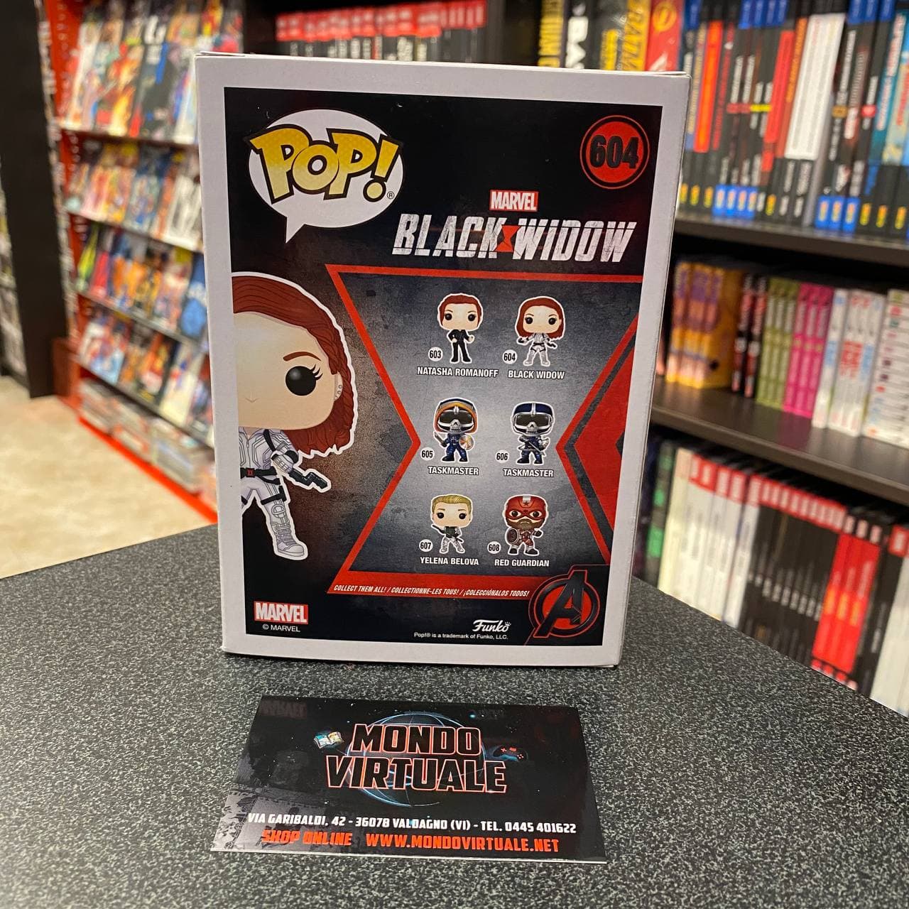 Funko Pop 604 Black Widow (Snowsuit) – Marvel Studios – MONDO VIRTUALE