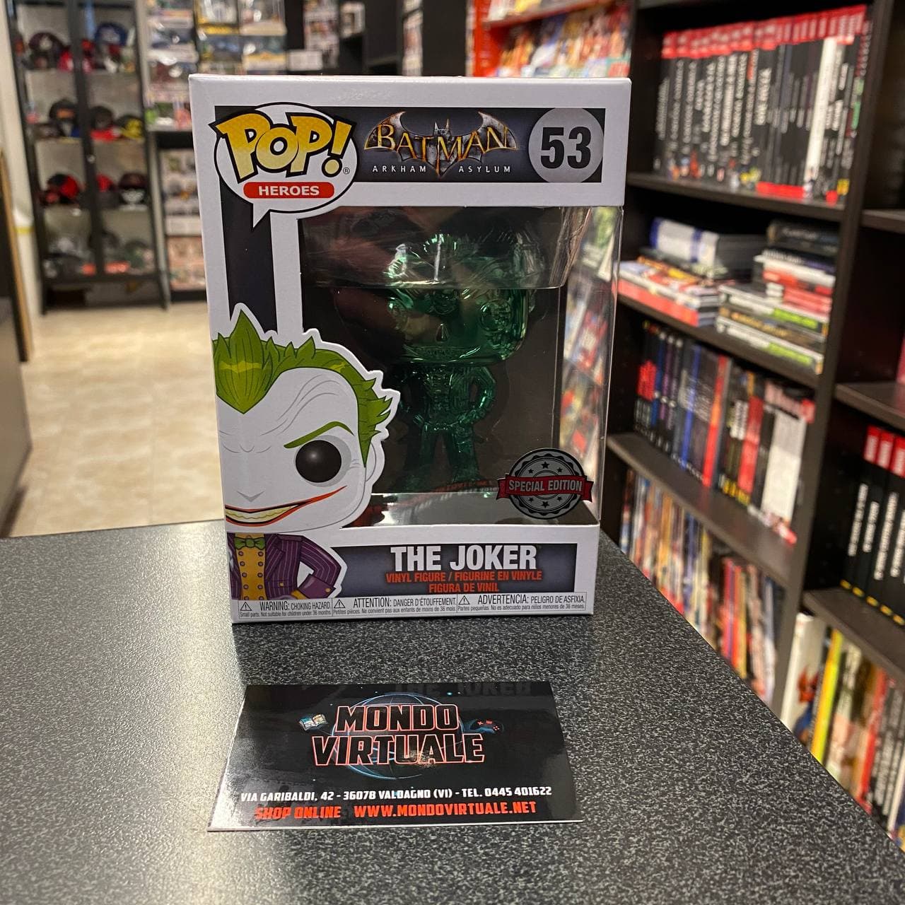 Funko Pop 53 The Joker Special Edition Metallic – Batman Arkham Asylum ...