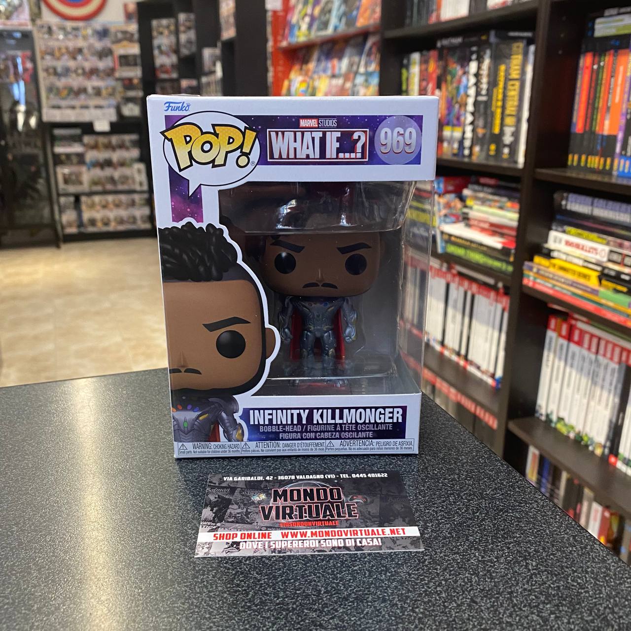 Funko Pop 969 Infinity Killmonger – What…if? – Marvel Studios – MONDO ...