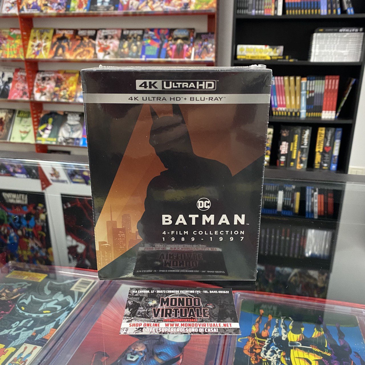 Batman 4 Film Collection – 1989 / 1992 / 1995 /1997 – 4K Ultra HD + Blu ...
