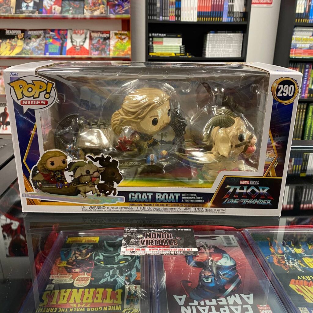 Funko Pop 290 Goat Boat with Thor – Thor Love and Thunder – Marvel ...