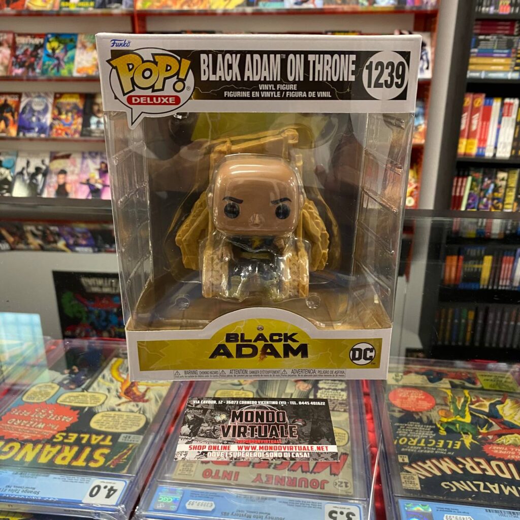 Funko Pop 1239 Black Adam on Throne – Dc Universe – MONDO VIRTUALE