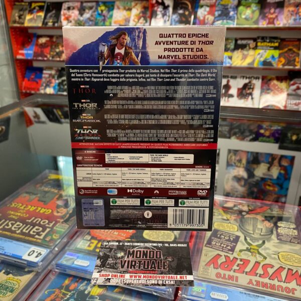 Thor – 4 Movie Collection – 4 Dvd – ITA – Marvel Studios – MONDO VIRTUALE