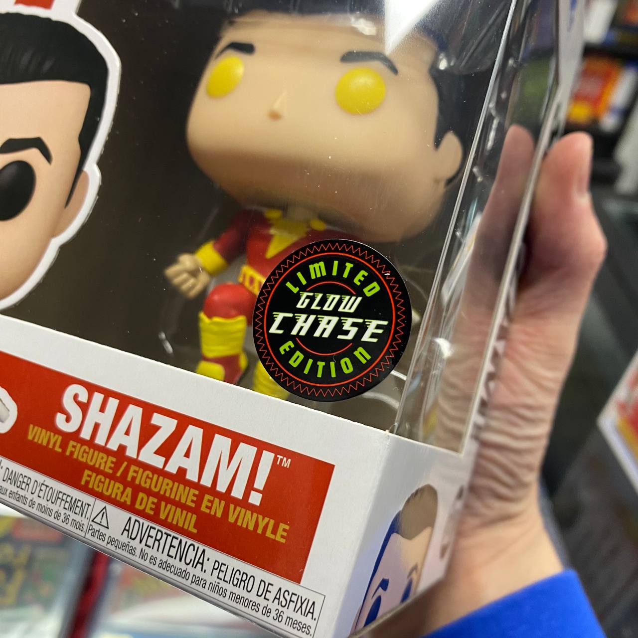 Funko Pop 1277 Shazam Chase Edition Glow In The Dark – Shazam! Fury of the Gods – MONDO VIRTUALE