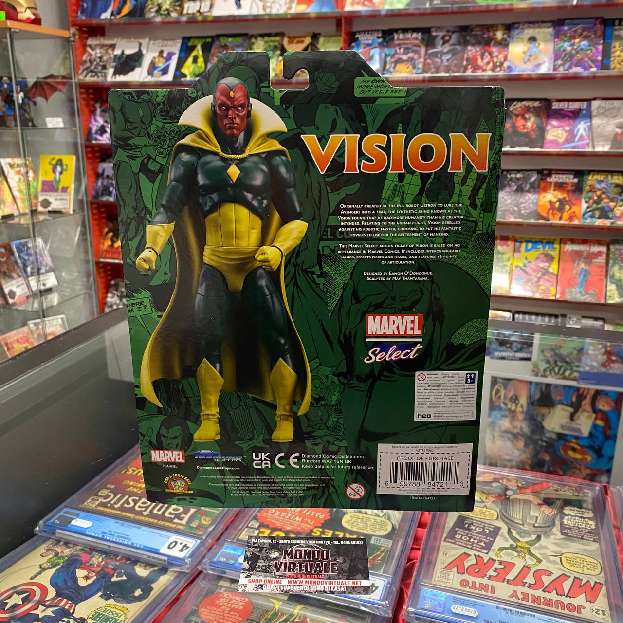 Vision – Visione – Marvel Select – Diamond Toys – Action Figures – MONDO VIRTUALE