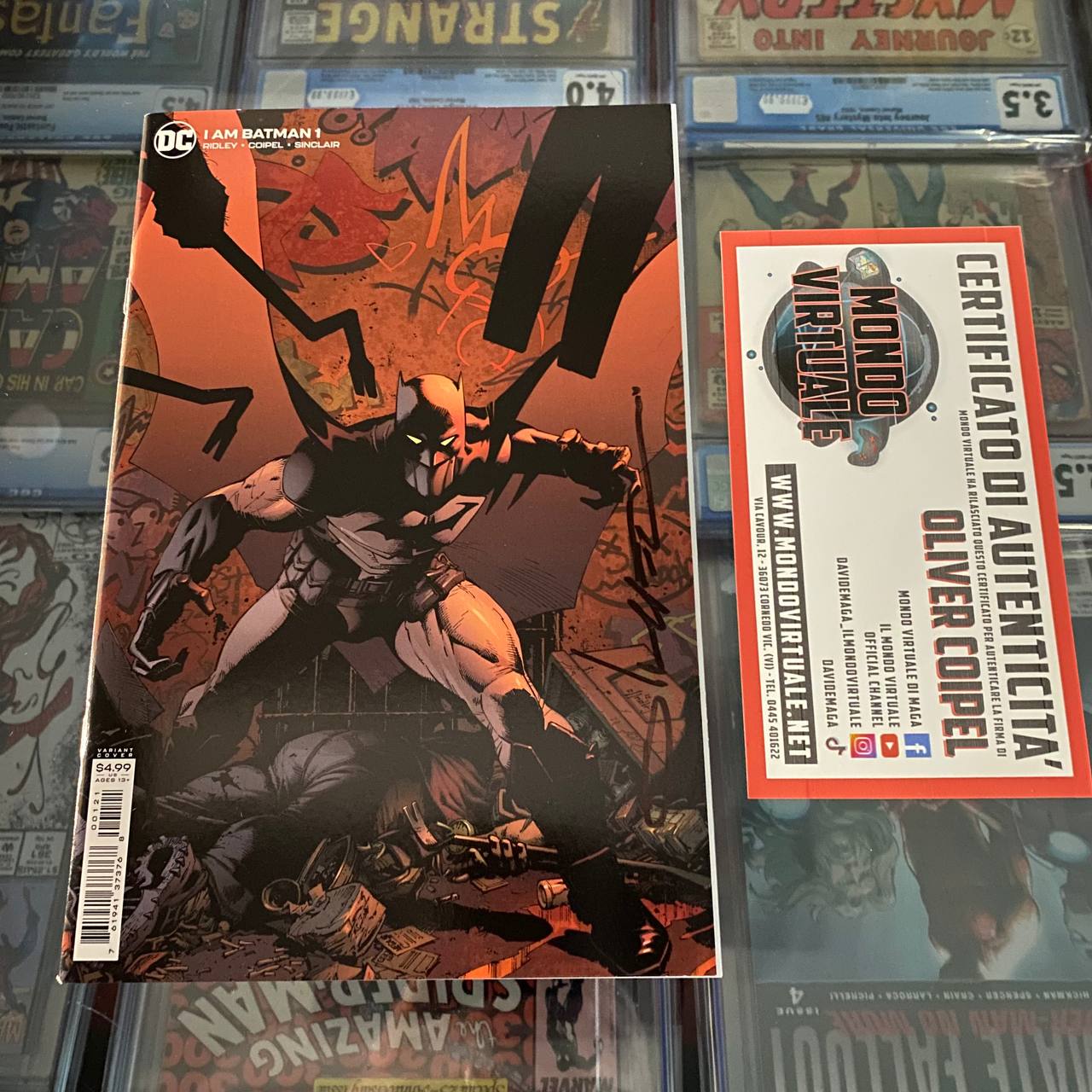 I Am Batman #1 Variant di Greg Capullo firmato da Oliver Coipel – Dc ...