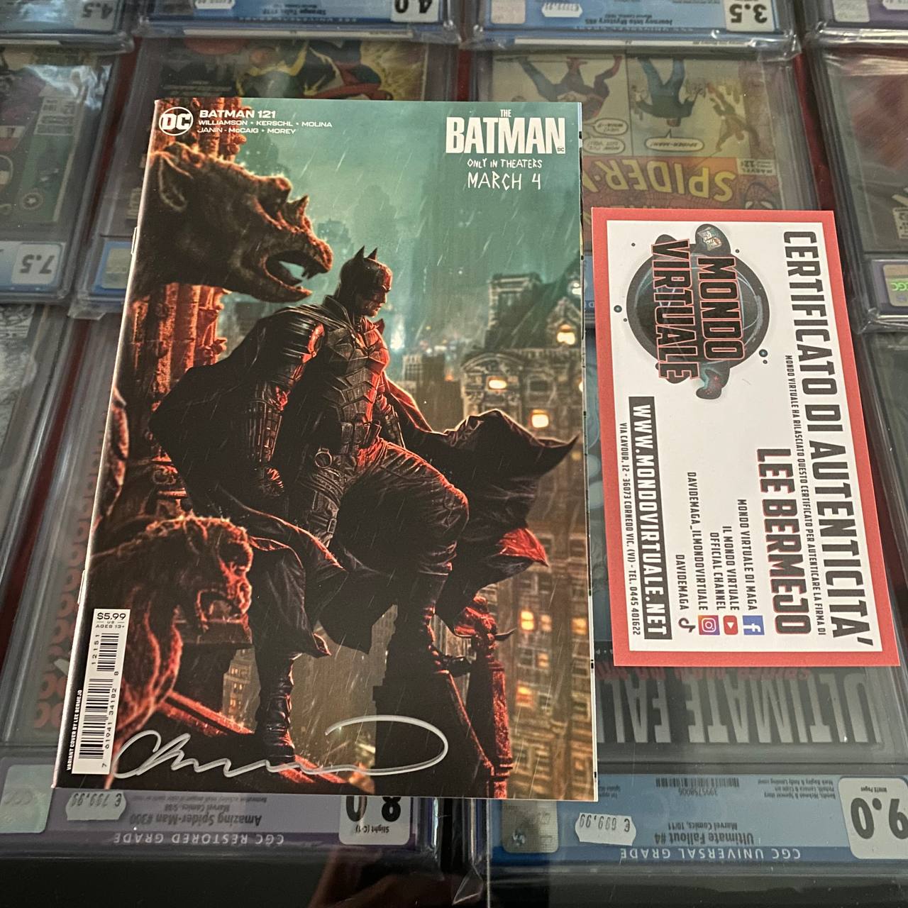 Batman #121 Variant The Batman di Lee Bermejo firmata – Dc Comics USA ...