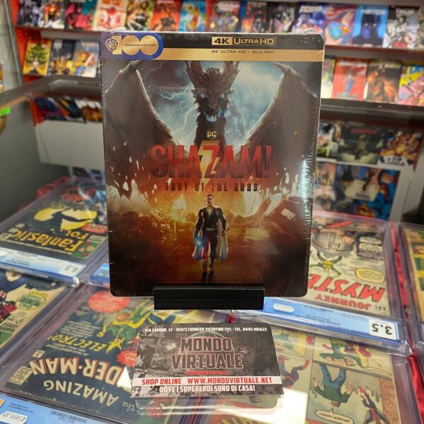 Shazam! 2 Furia Degli Dei Steelbook Limited Edition – 4K Ultra HD + Blu-Ray – ITA – MONDO VIRTUALE