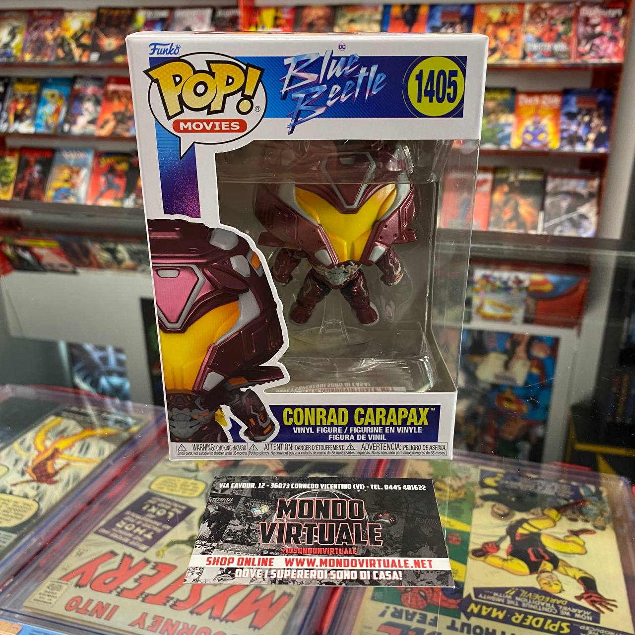 Funko Pop 1405 Conrad Carapax – Blue Beetle – Dc Universe – MONDO VIRTUALE