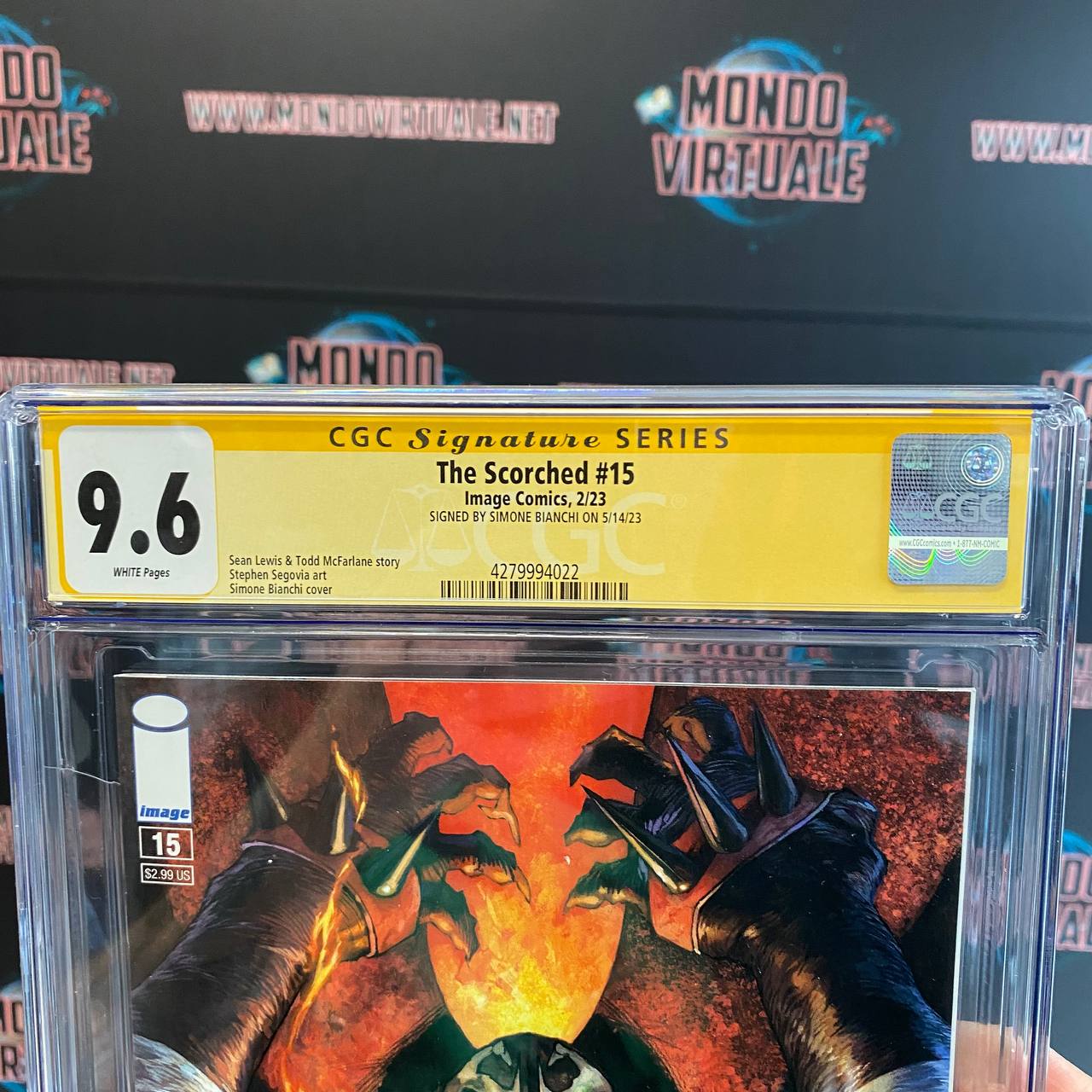 The Scorched #15 CGC Comics 9.6 signed by Simone Bianchi – Image Comics – Todd McFarlane – Spawn ...