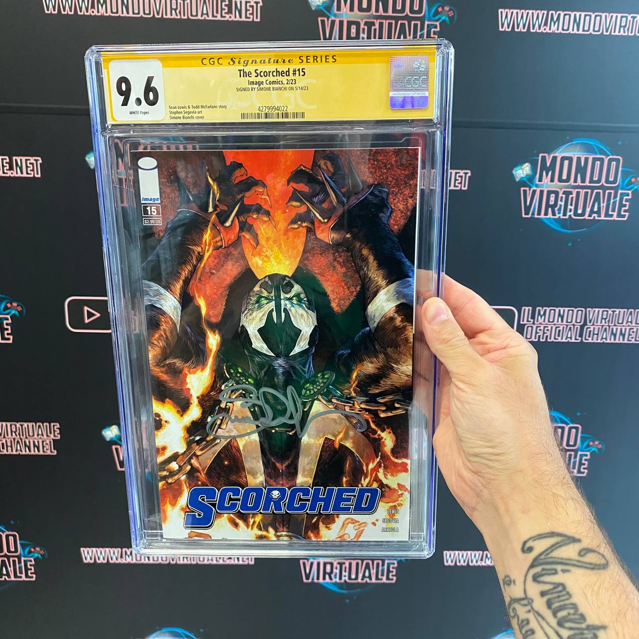 The Scorched #15 CGC Comics 9.6 signed by Simone Bianchi – Image Comics – Todd McFarlane – Spawn ...