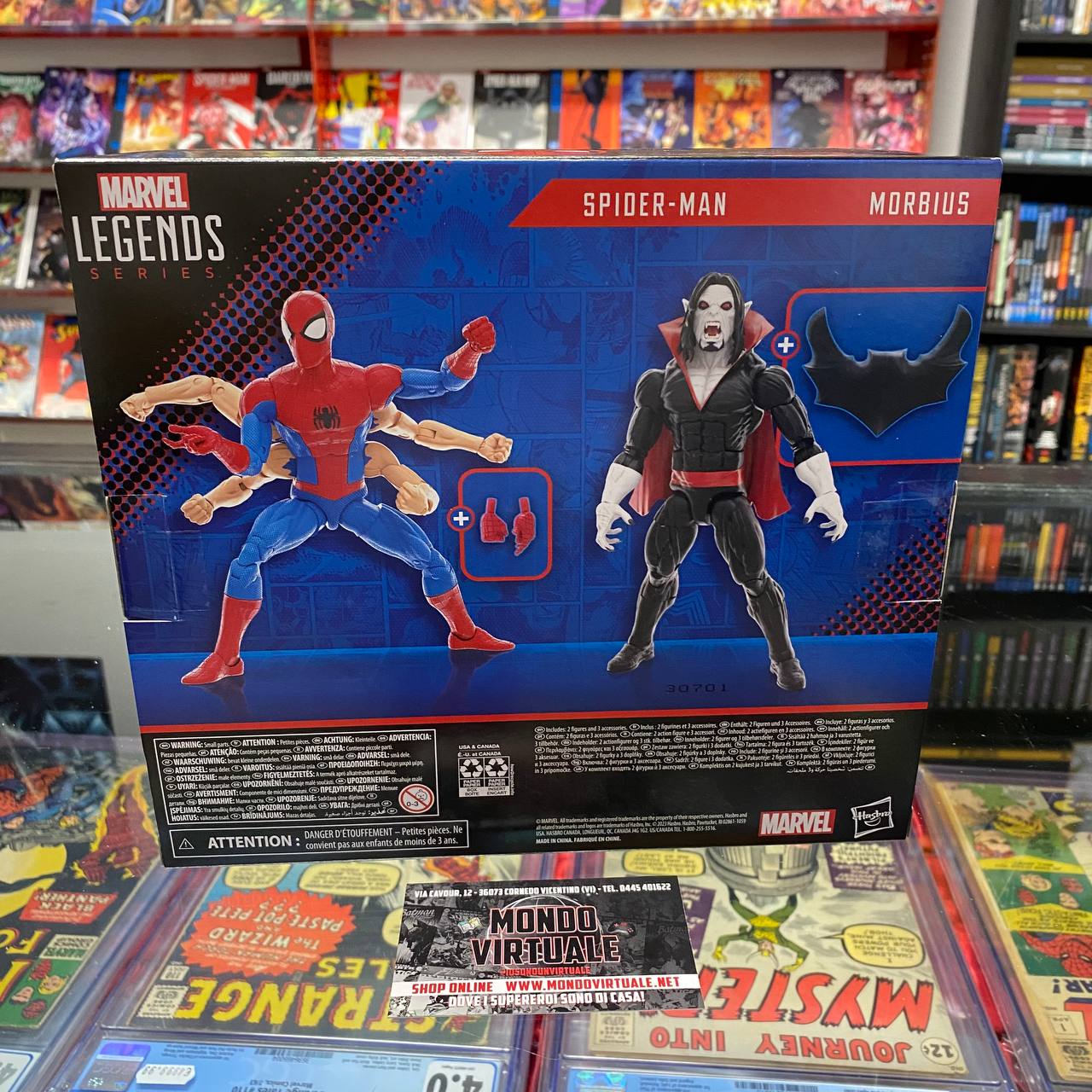 Spider-Man & Morbius 2-pack – Marvel Legends Series – Hasbro – Action ...