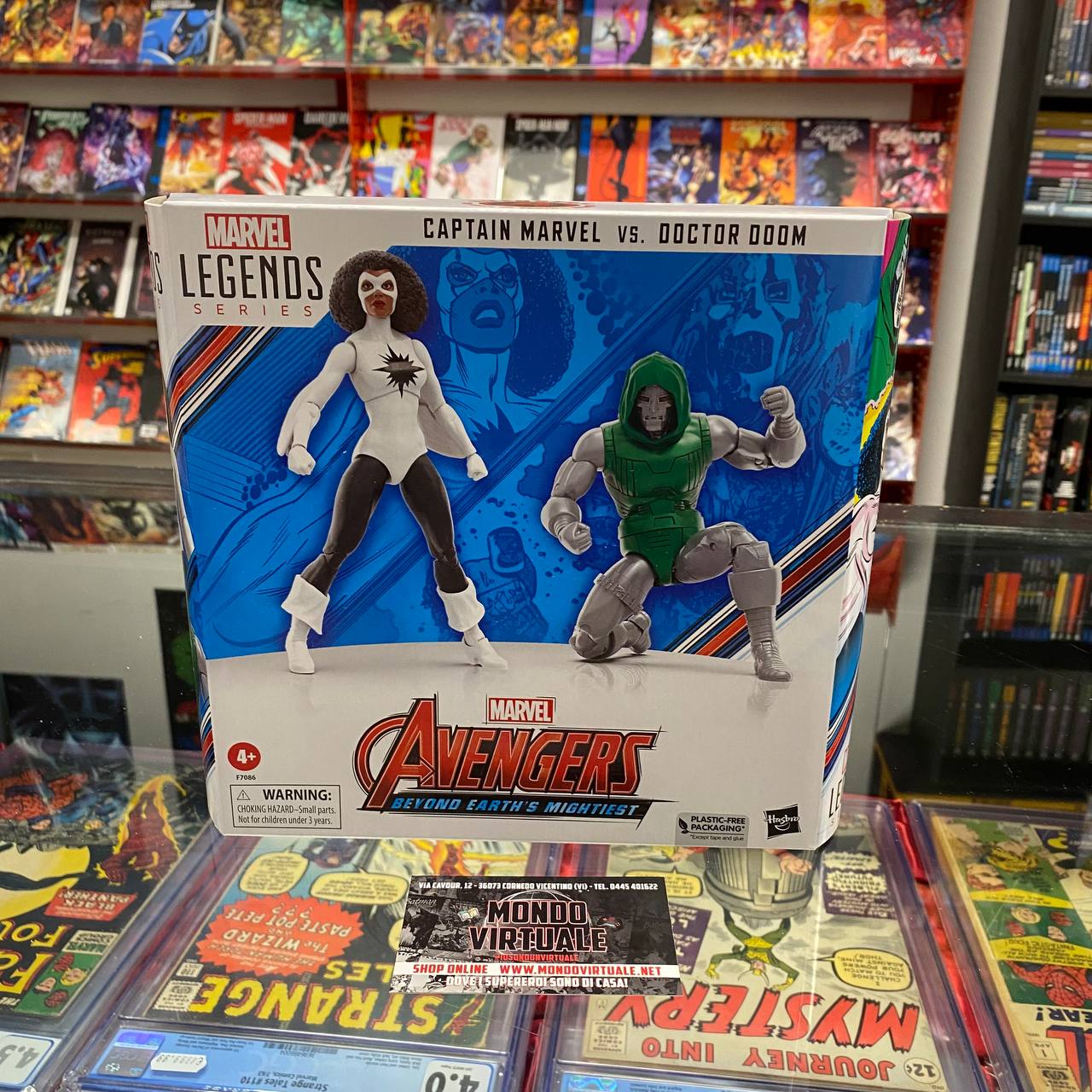 Captain Marvel vs Doctor Doom 2 pack – Marvel Legends Series – Action ...