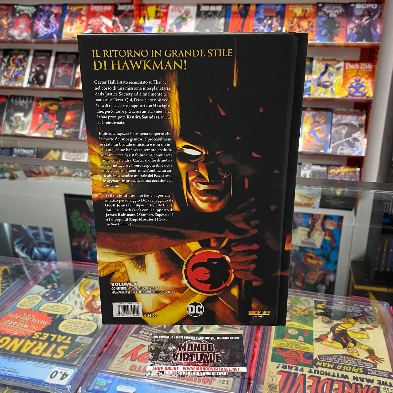 Hawkman di Geoff Johns vol 1 Volo Infinito – DC Evergreen – Panini ...