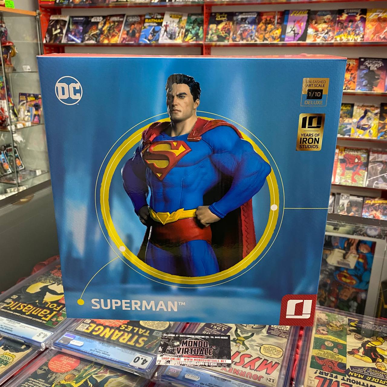 Superman Unleashed Deluxe – Scala 1/10 – Statua – Dc Comics – Iron ...