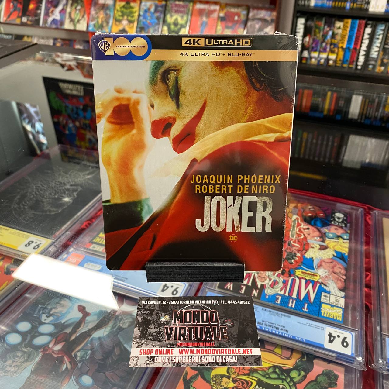 Joker Steelbook Limited Edition – 4K Ultra HD + Blu-Ray – Joaquin Phoenix – Ita – Dc – Warner ...
