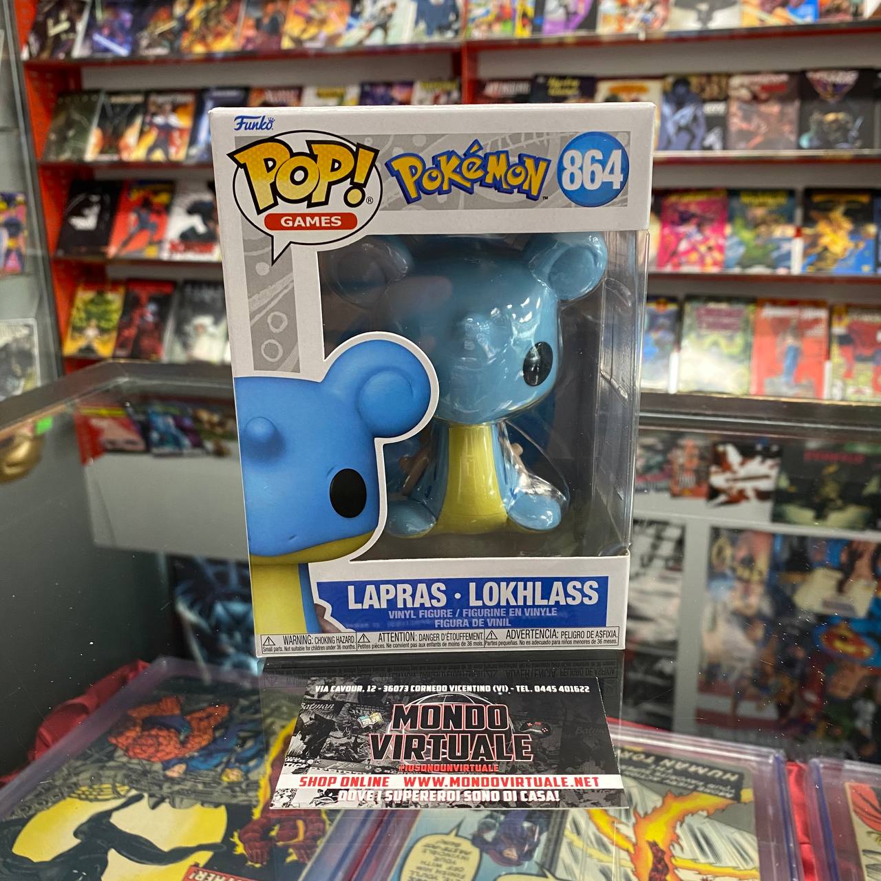 Funko Pop 864 Lapras – Pokémon – Pokemon – Nintendo – MONDO VIRTUALE