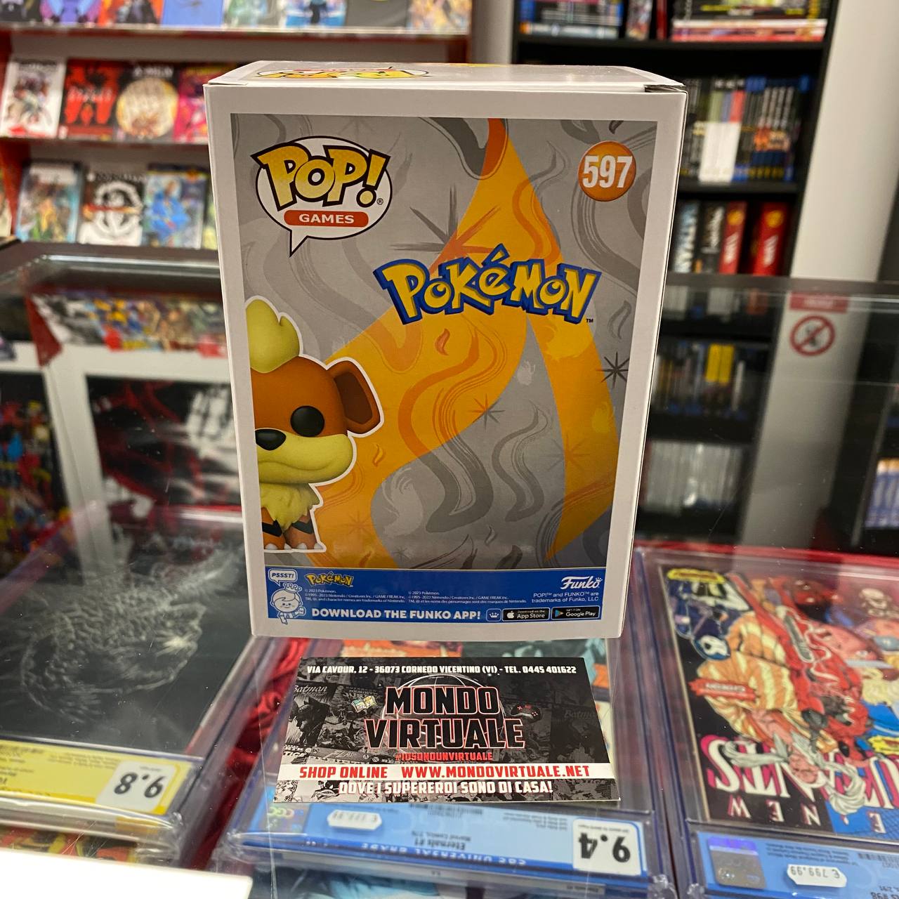 Funko Pop 597 Growlithe – Pokemon – Pokémon – Nintendo | MONDO VIRTUALE