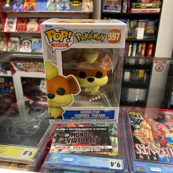 Funko Pop 597 Growlithe – Pokemon – Pokémon – Nintendo – MONDO VIRTUALE