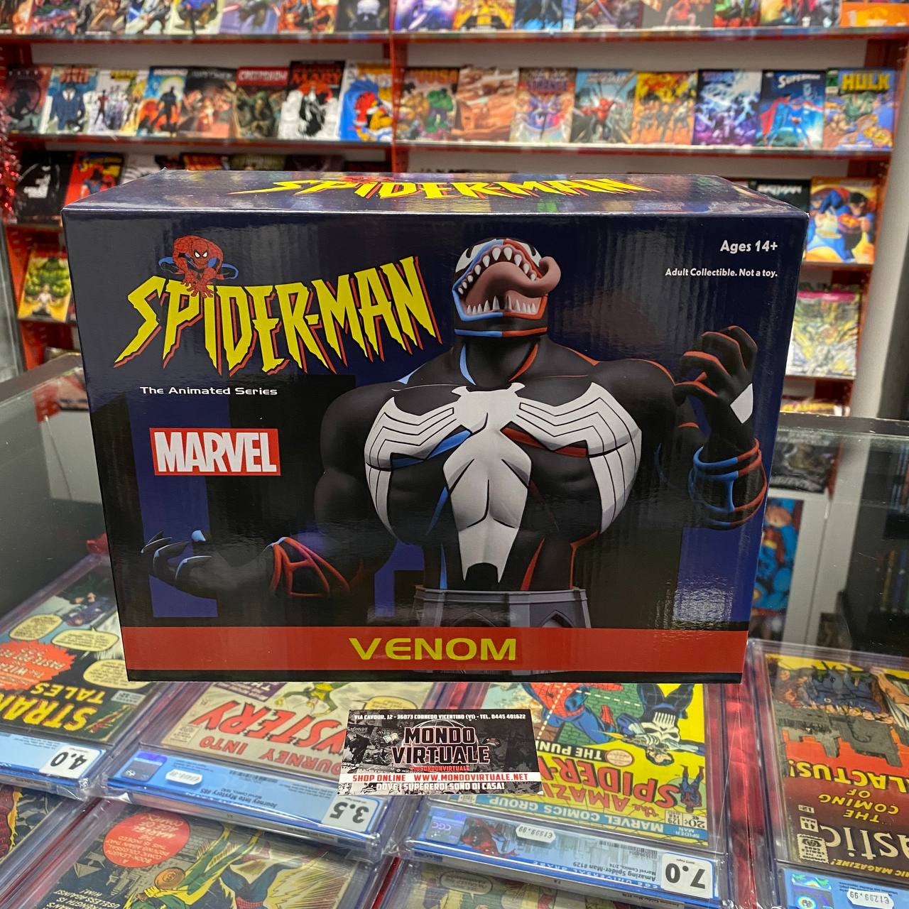 Venom Bust – Spider-Man The Animated Series – Marvel – Diamond Select ...