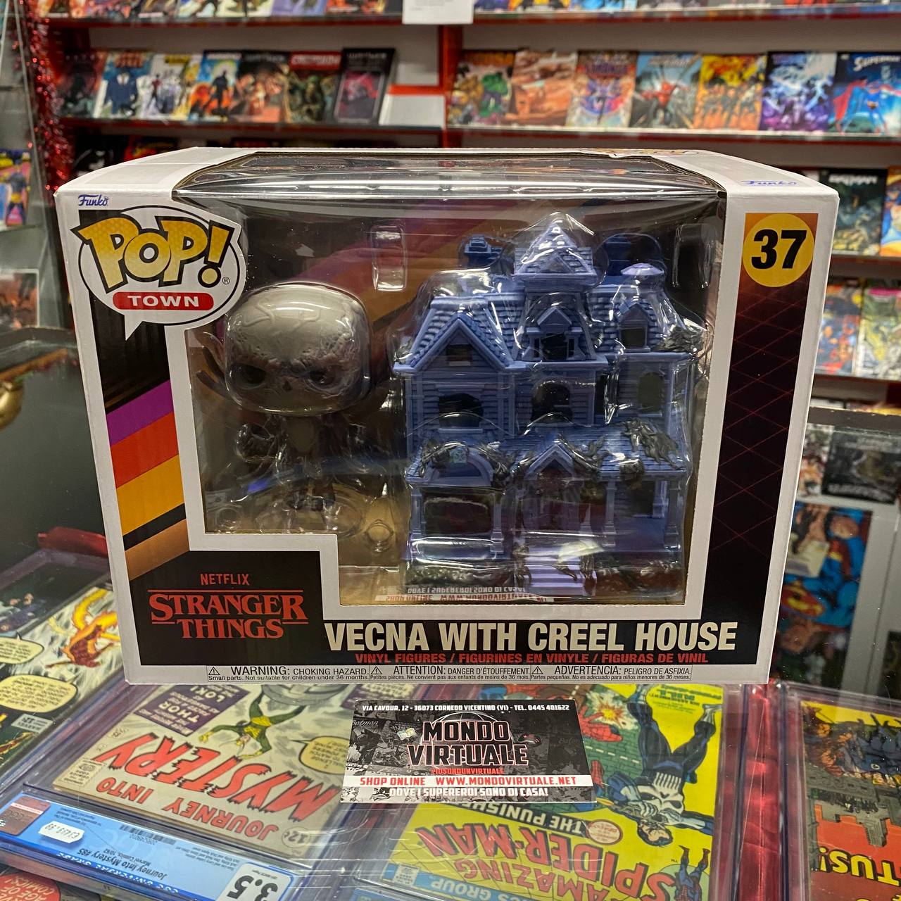 Funko Pop 37 Vecna with Creel House – Stranger Things – Netflix – MONDO ...