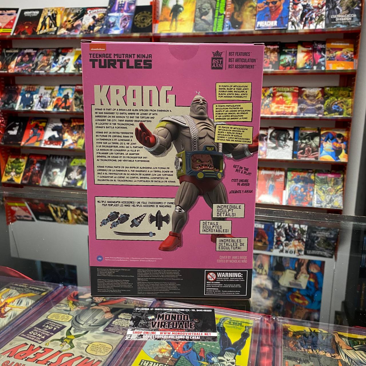 Krang – Teenage Mutant Ninja Turtles BST AXN x IDW Action Figure ...