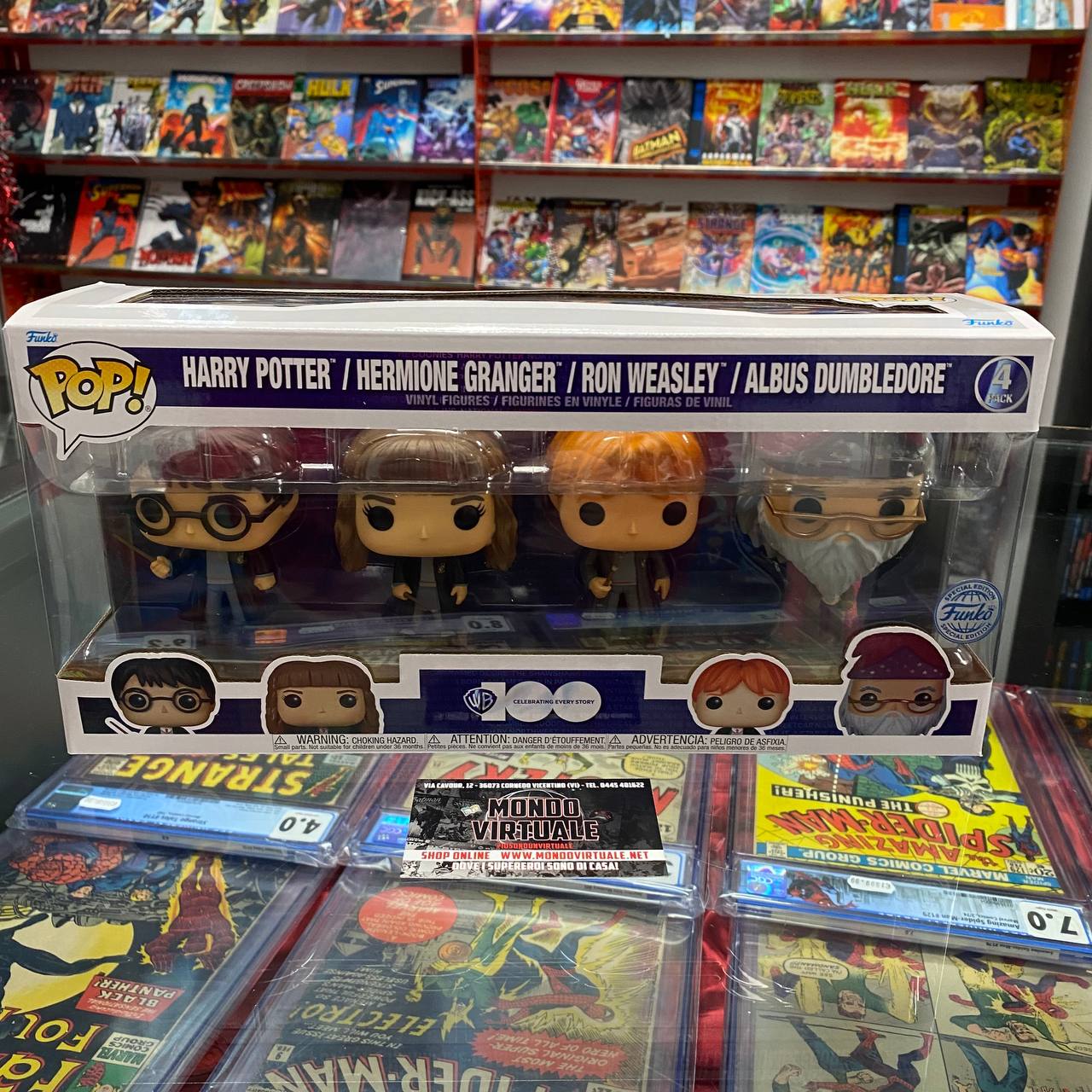 Funko Pop 4 Pack Harry Potter / Hermione Granger / Ron Weasley / Albus ...