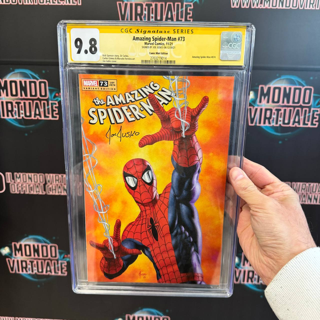 Amazing Spider-Man #73 CGC Comics 9.8 Comic Mint Edition firmato da Joe Jusko – Marvel Comics ...