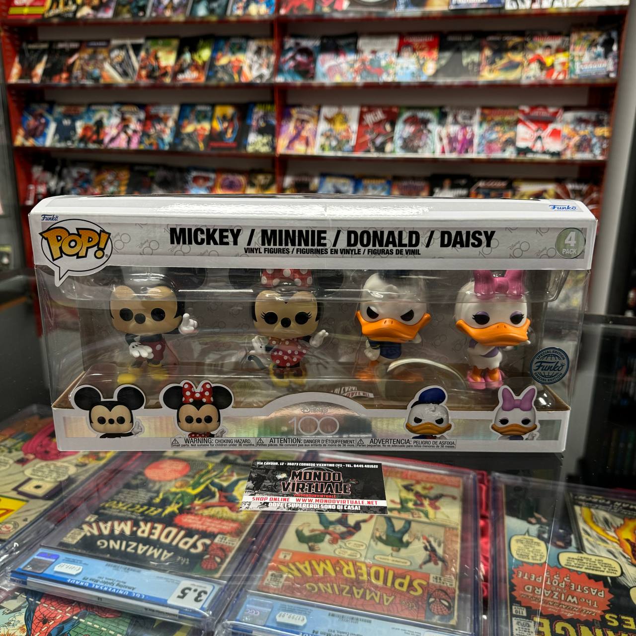 Funko Pop 4 pack Mickey / Minnie / Donald / Daisy Special Edition ...