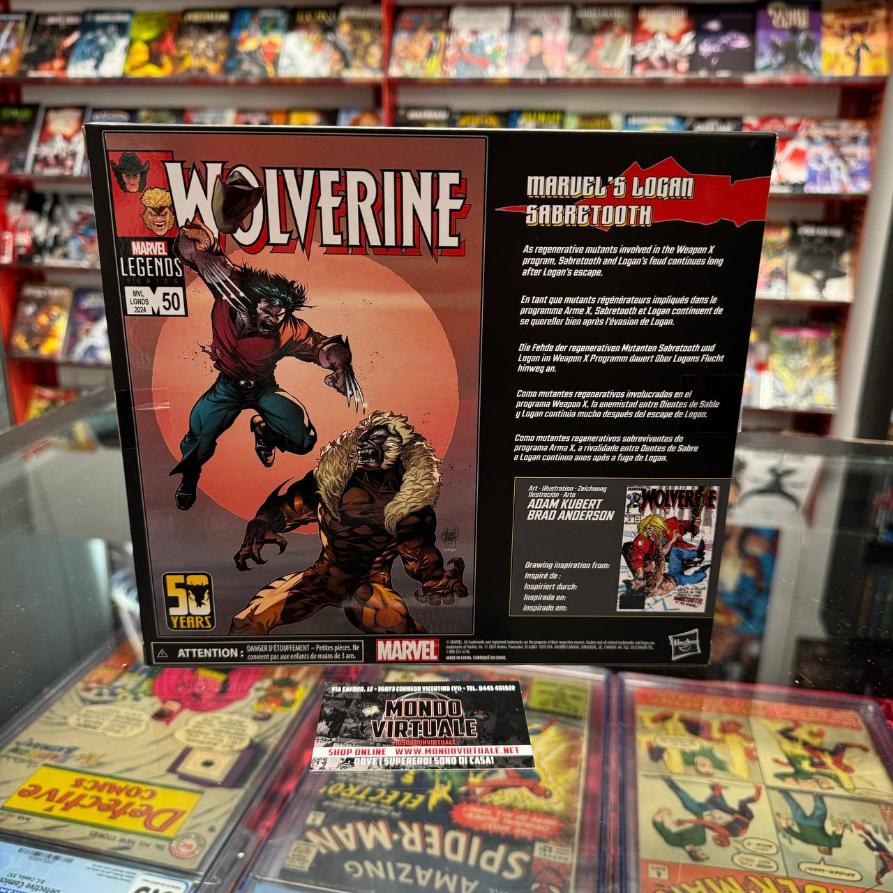 2-Pack Logan & Sabretooth – Wolverine 50th Anniversary – Marvel Legends ...