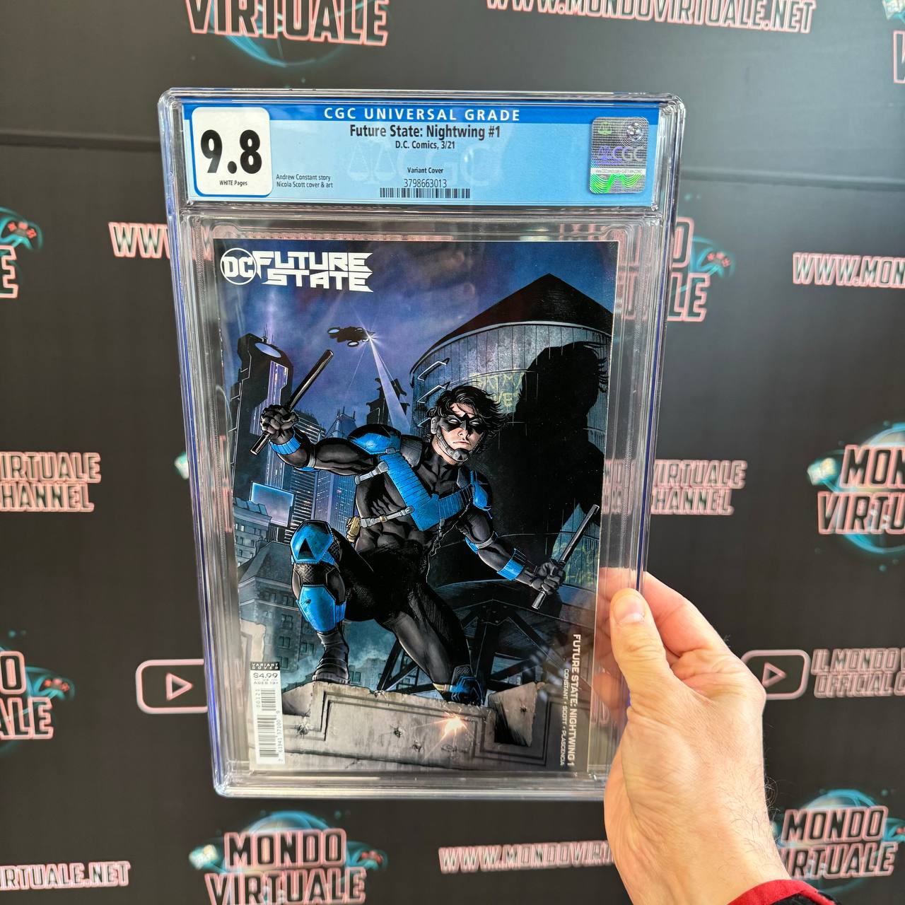Future State: Nightwing #1 CGC Comics 9.8 Variant Cover – Dc Comics ...