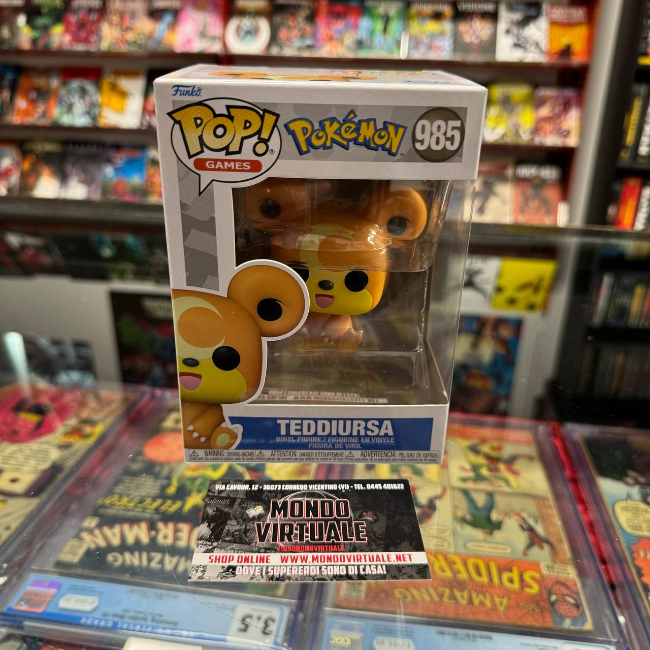 Funko Pop 985 Teddiursa – Pokemon – Pokémon – MONDO VIRTUALE