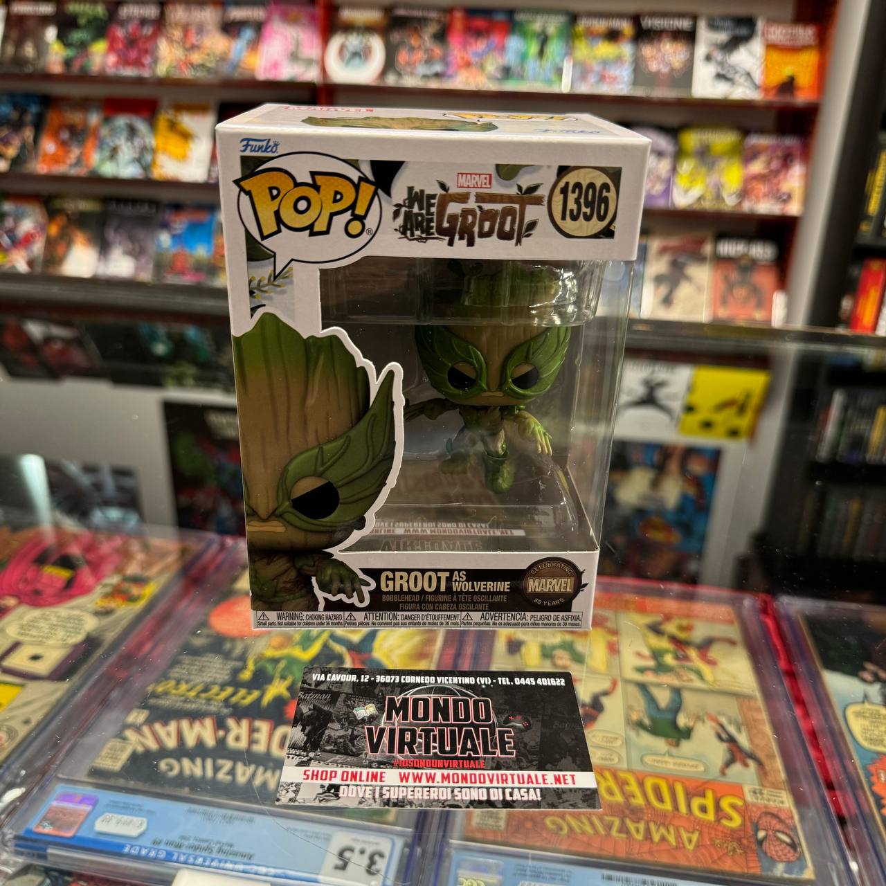 Funko Pop 1396 Groot as Wolverine – We Are Groot – Marvel Studios ...