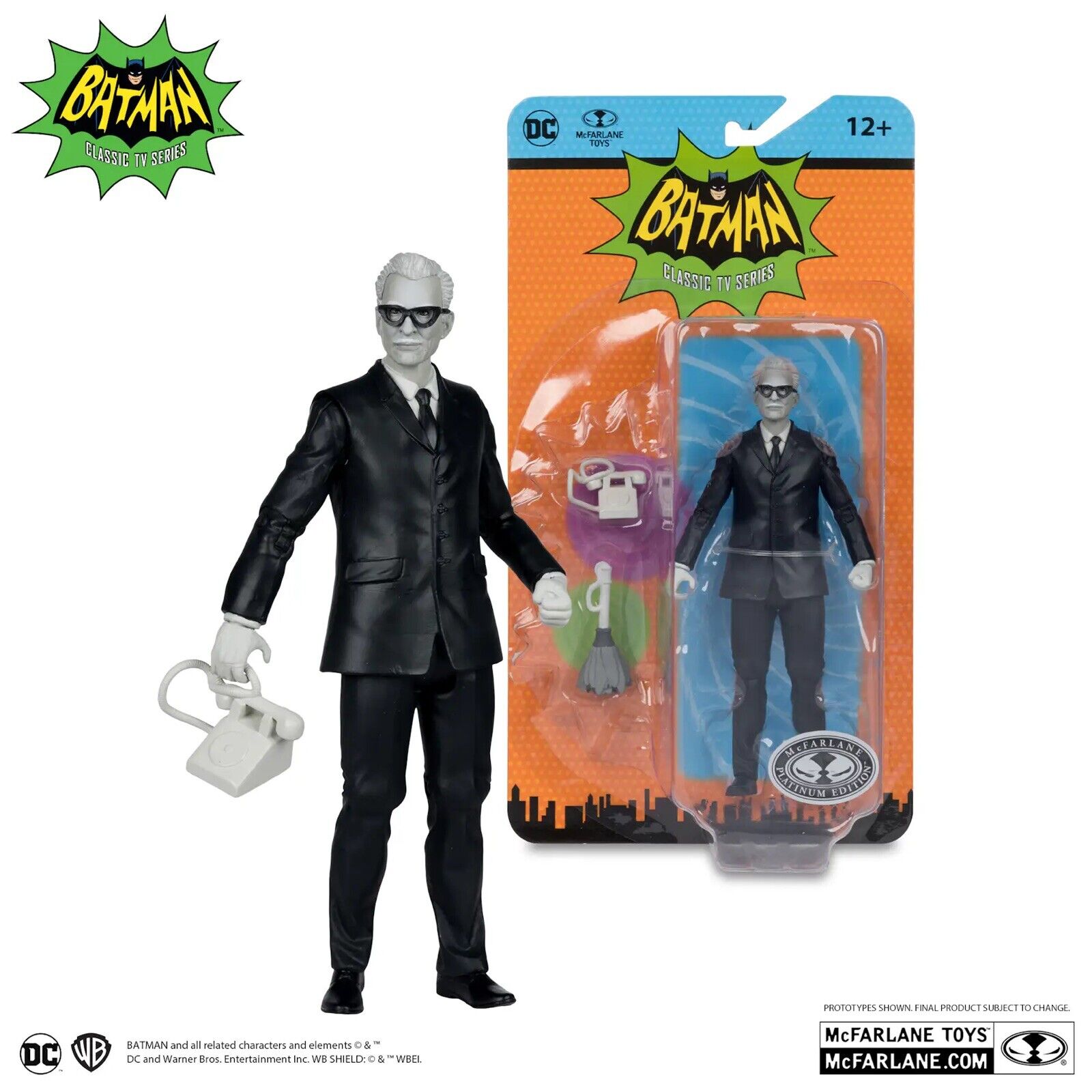 Alfred Pennyworth Black & White Platinum Edition – Dc Retro Action ...