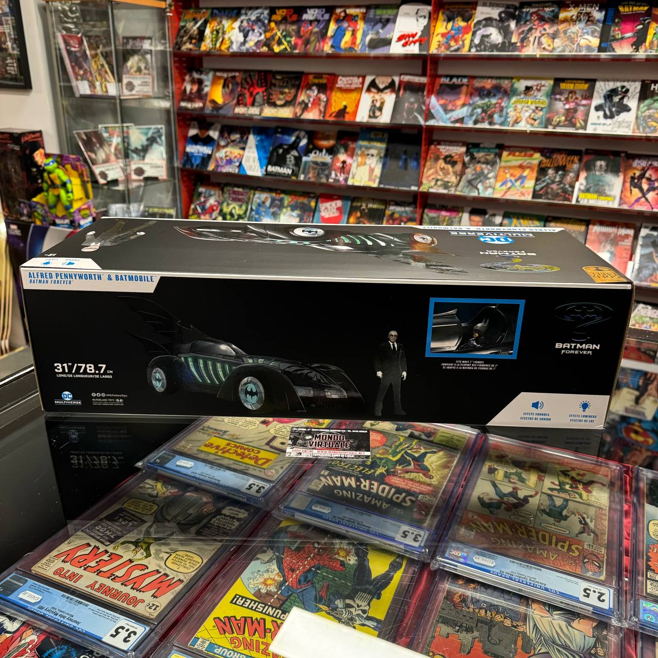 Alfred Pennyworth & Batmobile – Gold Label – Batman Forever – Dc ...