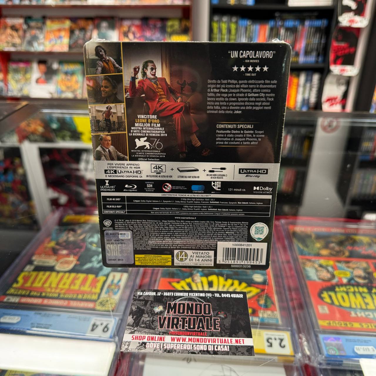 Joker Steelbook – Blu-Ray 4K Ultra Hd + Blu-Ray – ITA – MONDO VIRTUALE