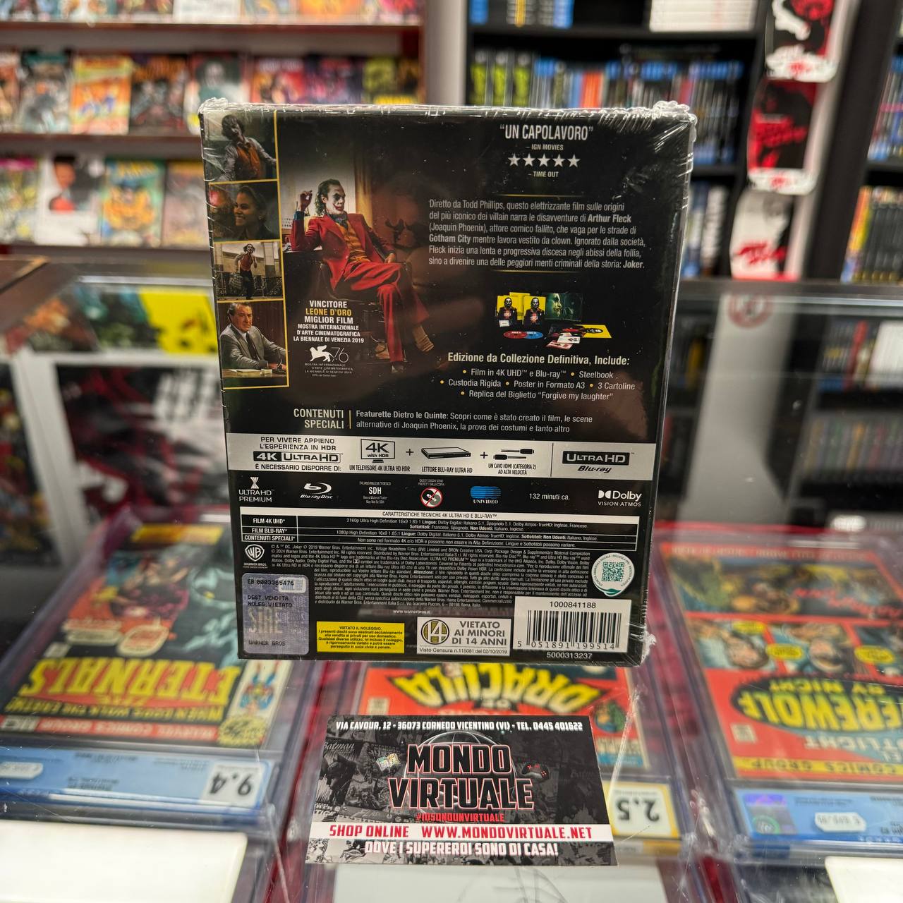 Joker Steelbook Edizione da Collezione – Blu-Ray 4K Ultra Hd + Blu-Ray – ITA – MONDO VIRTUALE